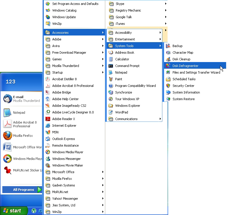 The Windows Geek: DEFRAGMENT YOUR COMPUTER HARD DISK DRIVE VOLUMES IN ...