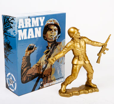 EStreet Magazine: Frank Kozik “Big Army Man” Gold Edition