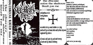 RAF666underground: Nocturnal Rites (Swe) - the Obscure - Demo 1991
