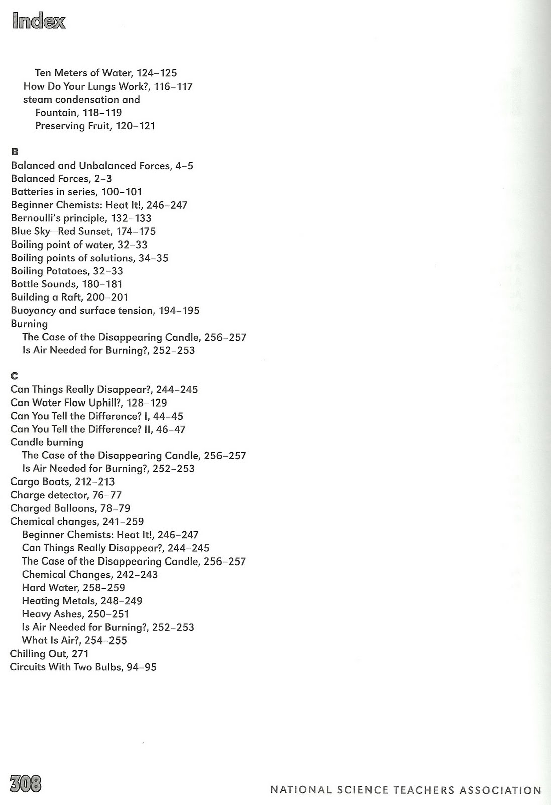 B&H's Resources: Predict, Observe, Explain