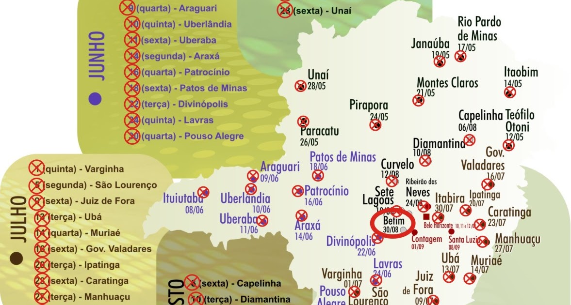 Betim Minas Gerais Mapa - FDPLEARN