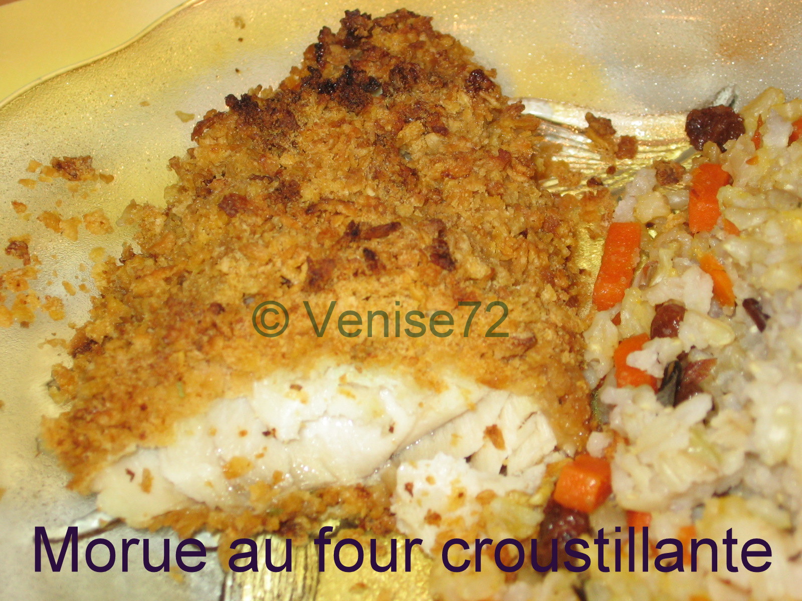 Les découvertes de Venise: Morue au four croustillante