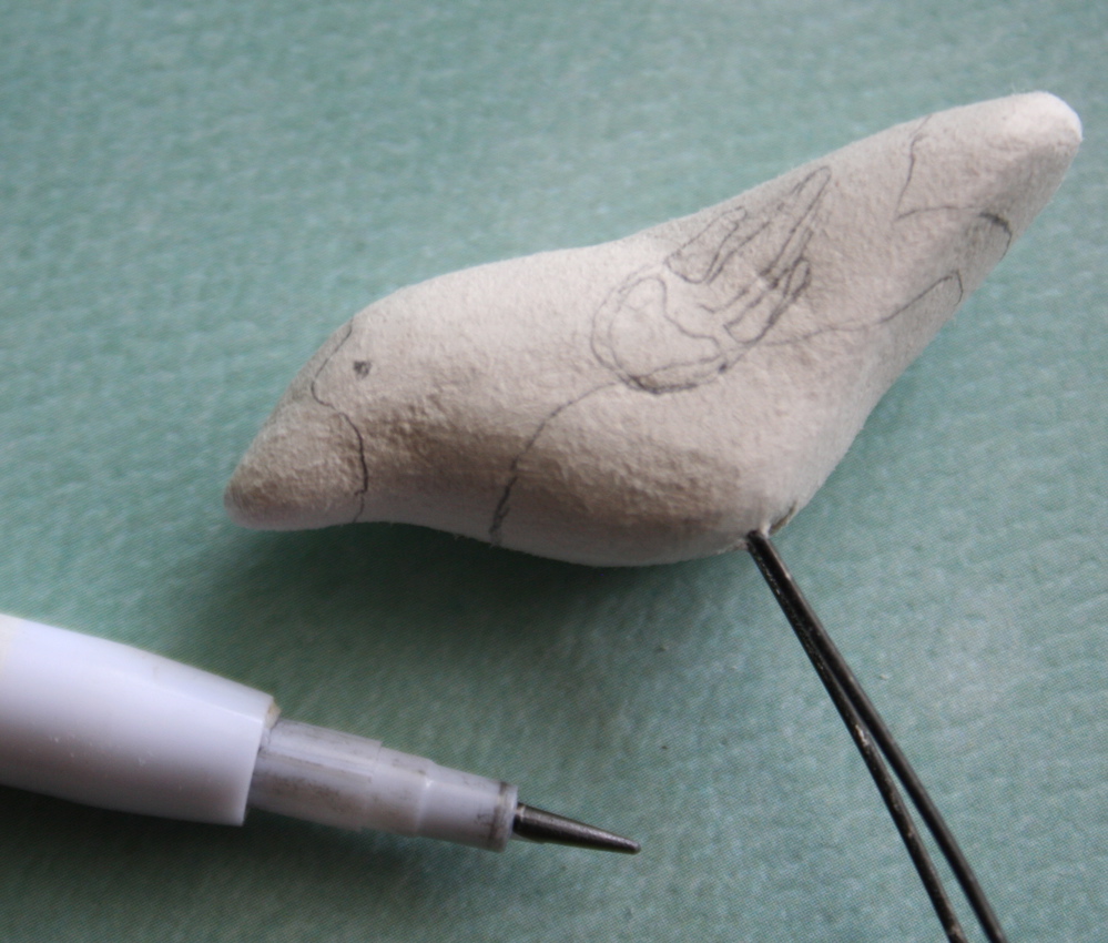 the adventures of bluegirlxo: artful thursdays #16.....paper clay bird ...