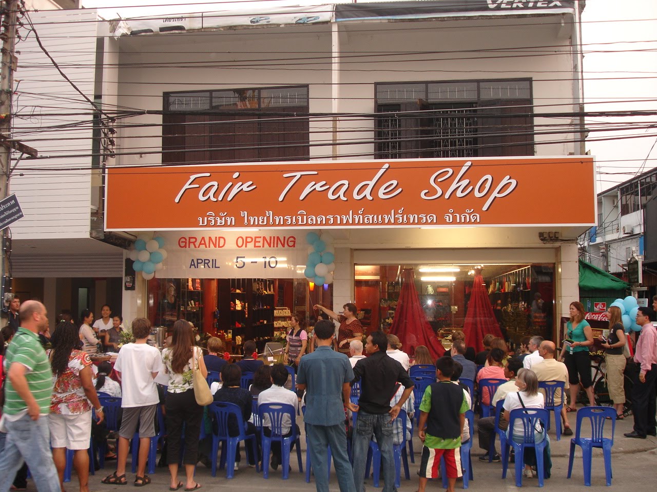 Grand opening ceremony of Fair Trade Shop Chiang Rai