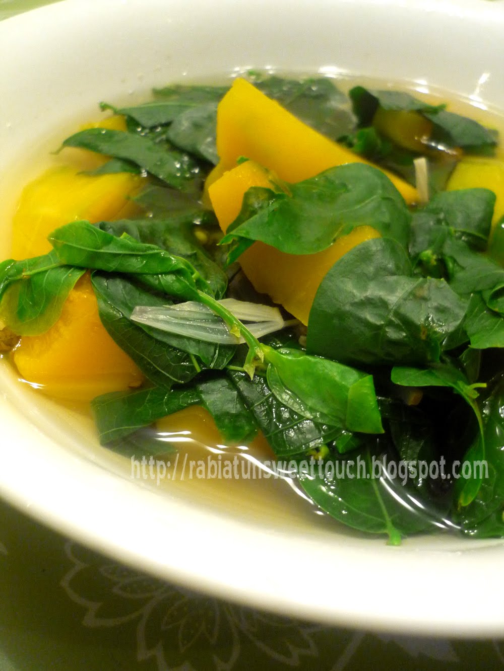 Pautan Kasih...: Sayur Air Pucuk Manis + Labu