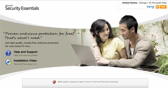 Antivirus Microsoft Security Essentials | .: Jh0N's | WeBlo6