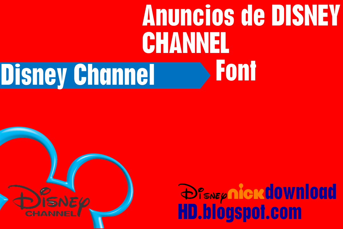 Disney Nick Latino: Fonts