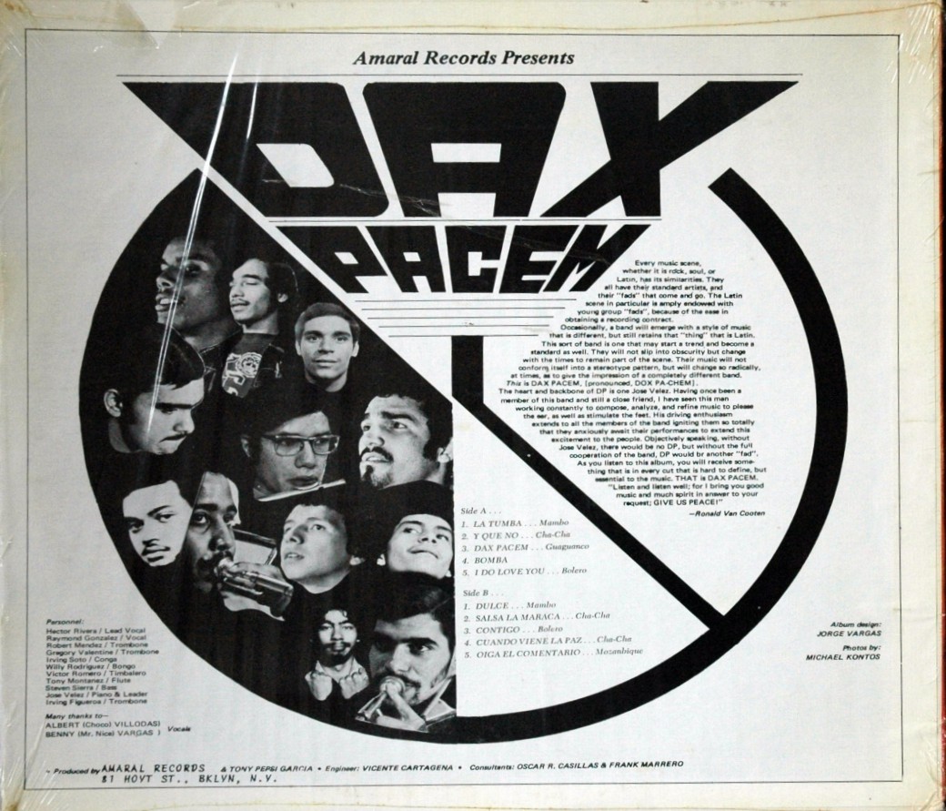 SABOR Y MONTUNO: DAX PACEM ORCHESTA