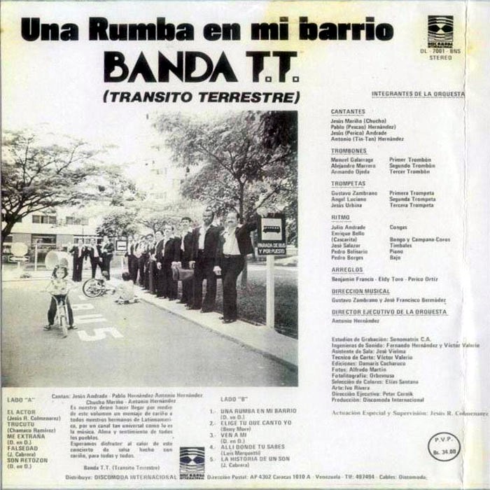 SABOR Y MONTUNO: UNA RUMBA EN MI BARRIO- BANDA T.T