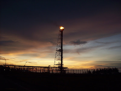 Chimneys of Malaysia: Bintulu Oil & Gas Flare Stack Chimneys
