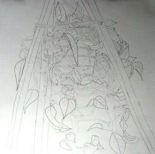 Ocean Art Broadside: 2D Design- Line Drawing Final