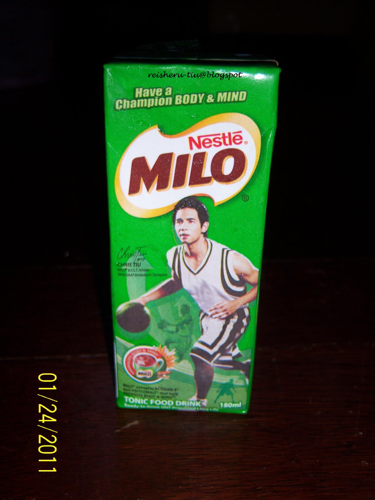 ALL ABOUT TIU: Chris Tiu on MILO Tetra Packs