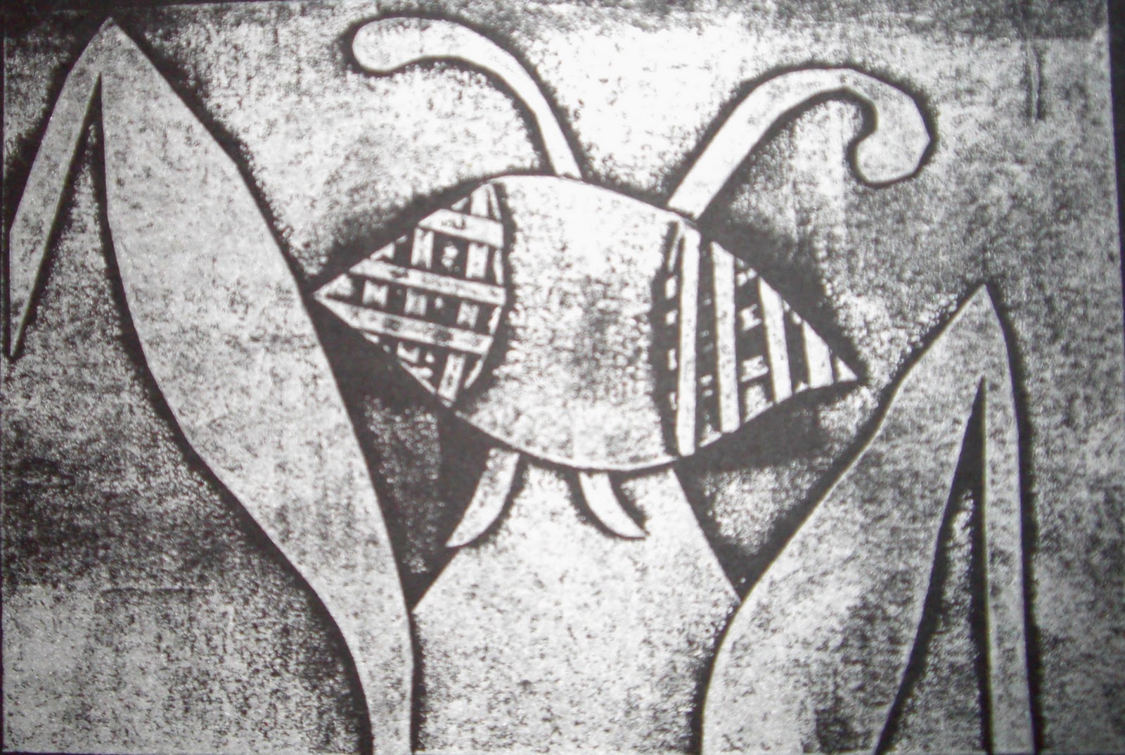 Sarah Scribbles: Art Project #6: Bug Collograph Prints