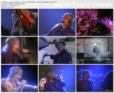 Vdeo Clipe HD: Video Clip - Guns N' Roses - You Could Be Mine