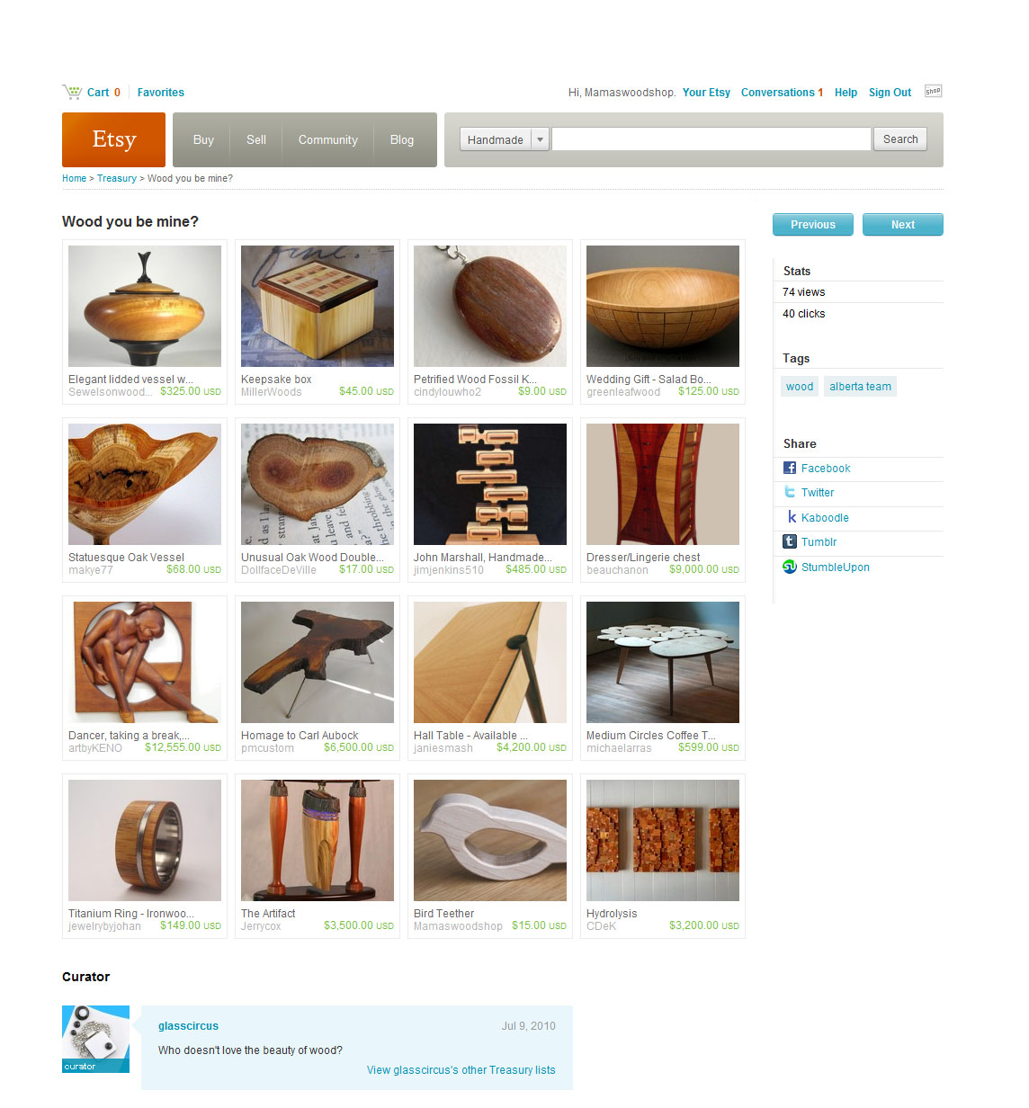 Mama's Wood Shop: Wooden crafts on etsy