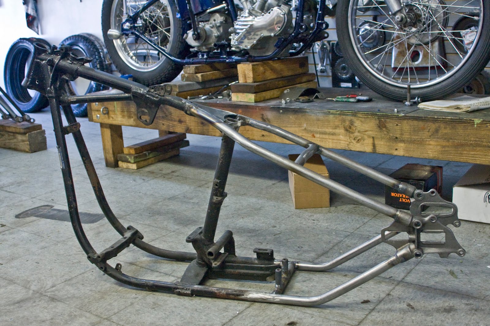 Haifley Brothers: Shovelhead Frame Service Complete...