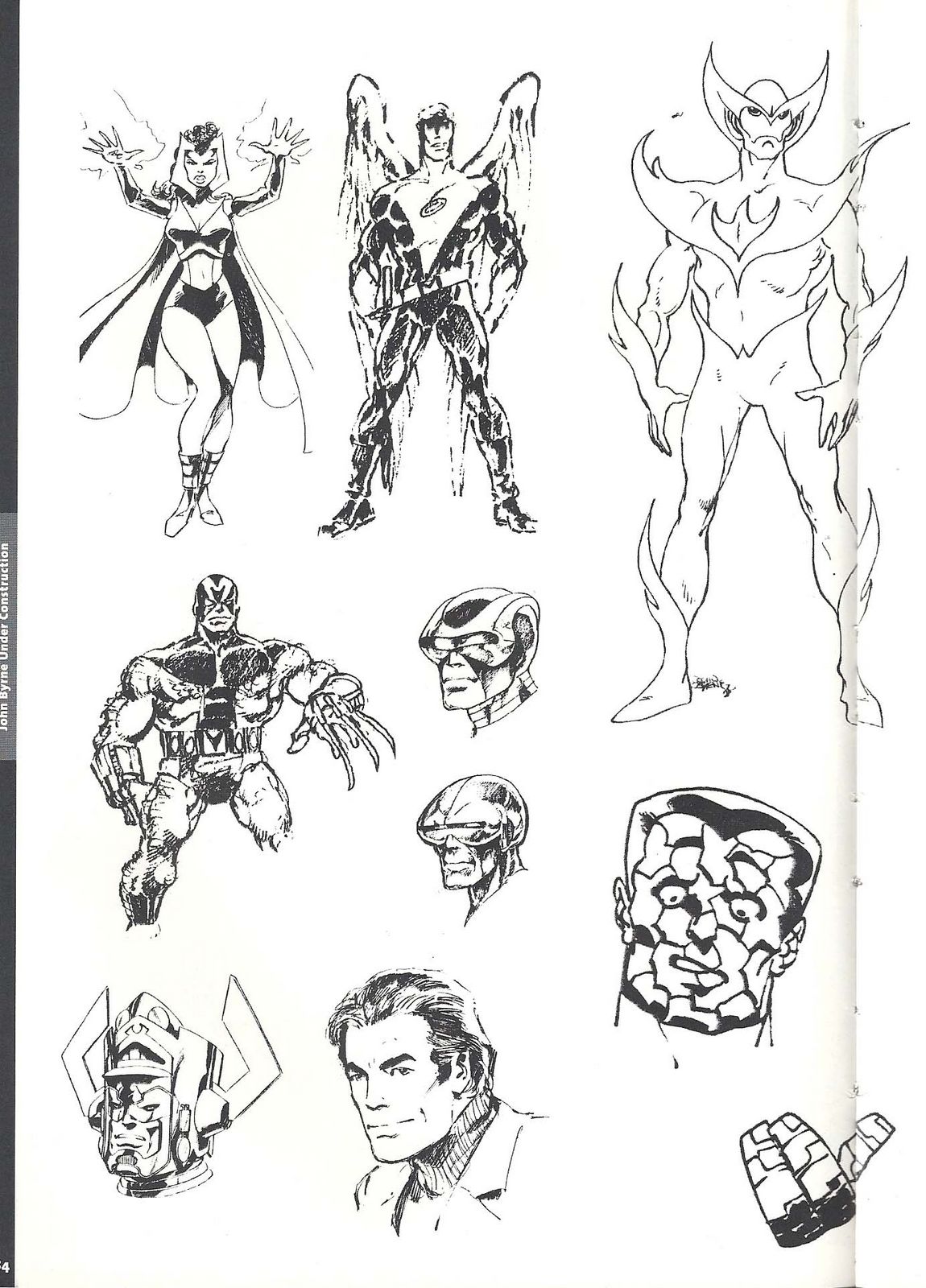 SANTI NAVARRO IN MEMORIAM: JOHN BYRNE SKETCHBOOK (enero/febrero 2000)