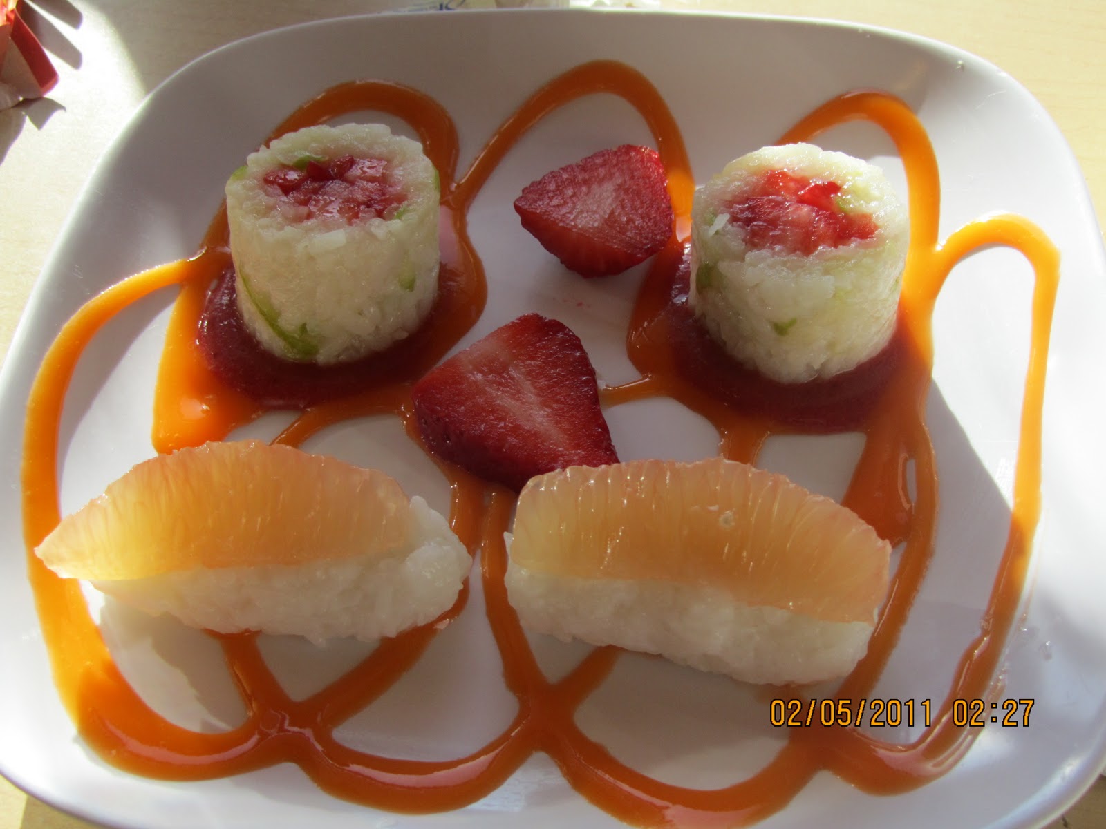 The Adventure Blog: Fruit Sushi - Frushi!