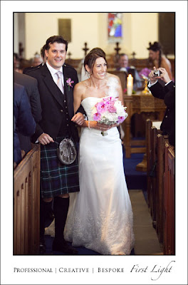 Rachel & Tom, Borthwick Church and Dalkeith - First Light Photography