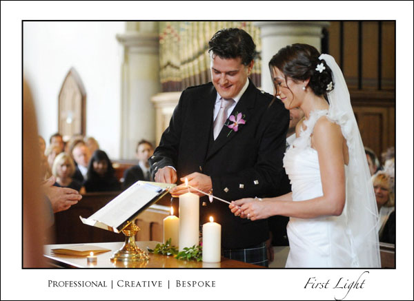 Rachel & Tom, Borthwick Church and Dalkeith - First Light Photography