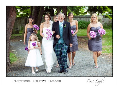 Rachel & Tom, Borthwick Church and Dalkeith - First Light Photography