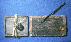 Latina Vestigia: Tabula cerata