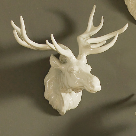 PERSPECTIVE: Teste di animali in ceramica. I trofei di caccia di GRAHAM ...