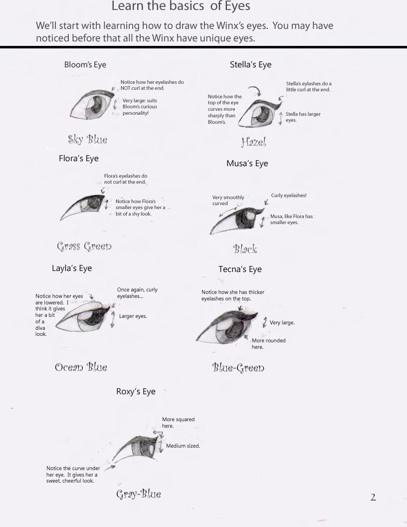 Eriel's Winx World: How To Draw The Winx