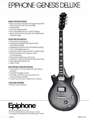 Epiphone Genesis Lovers: The History of the Epiphone Genesis