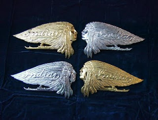 Custom Indian Motorcycle Parts: Tank Emblems