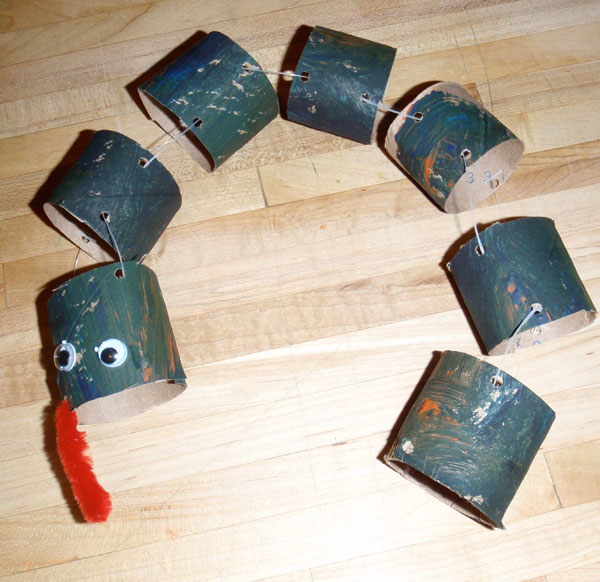 TPcraft.com: Cardboard Tube Snake