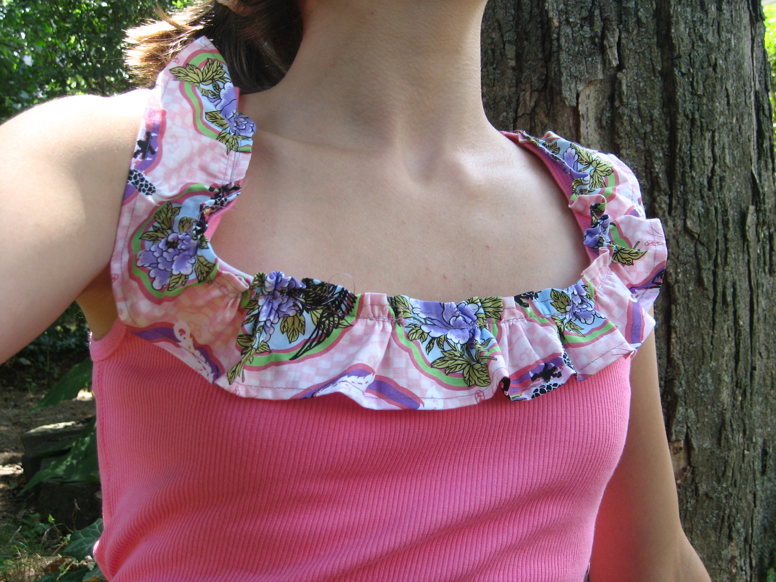 Crafty Kids & Co.: Ruffle Tank Top Refashion Tutorial