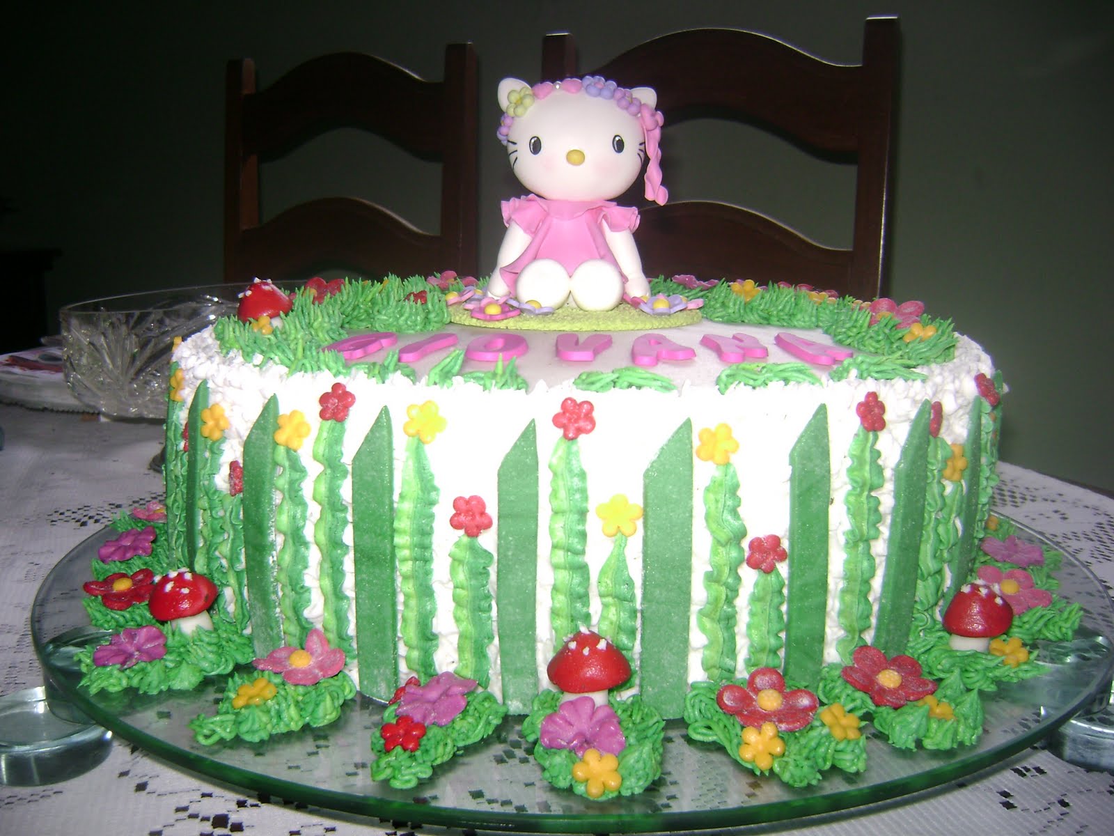 Andreza Artesanato -- Biscuit & Cia.: Topo de bolo - Hello Kit