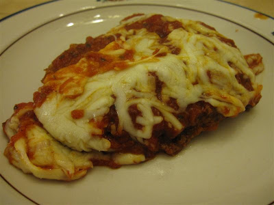 Lunching in the DMV: Vday- Chicken Parmesan and Chocolate Lava Cake