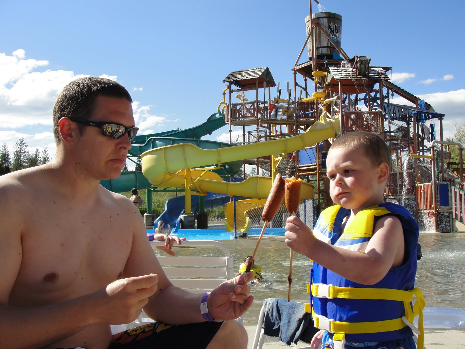 The Shank Family: Raptor Reef Water Park, Silverwood Idaho