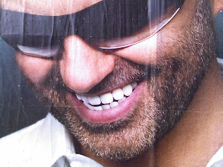 i want pink: george michael has chiclets for teeth!