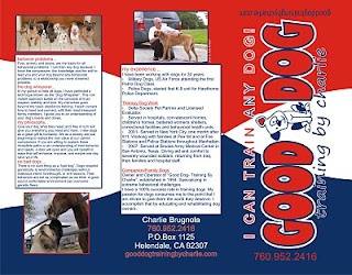 Bella Artista: Good Dog Training - Brochure