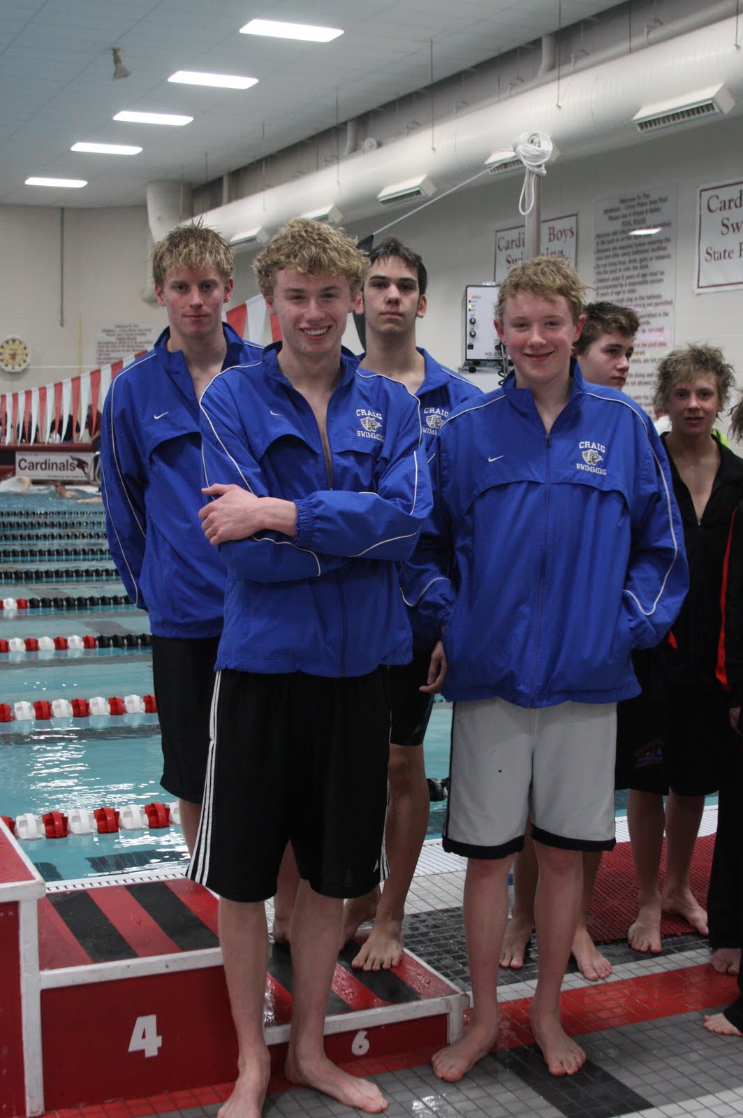 Craig Boys Swim Team: Craig @ Cardinal Relays