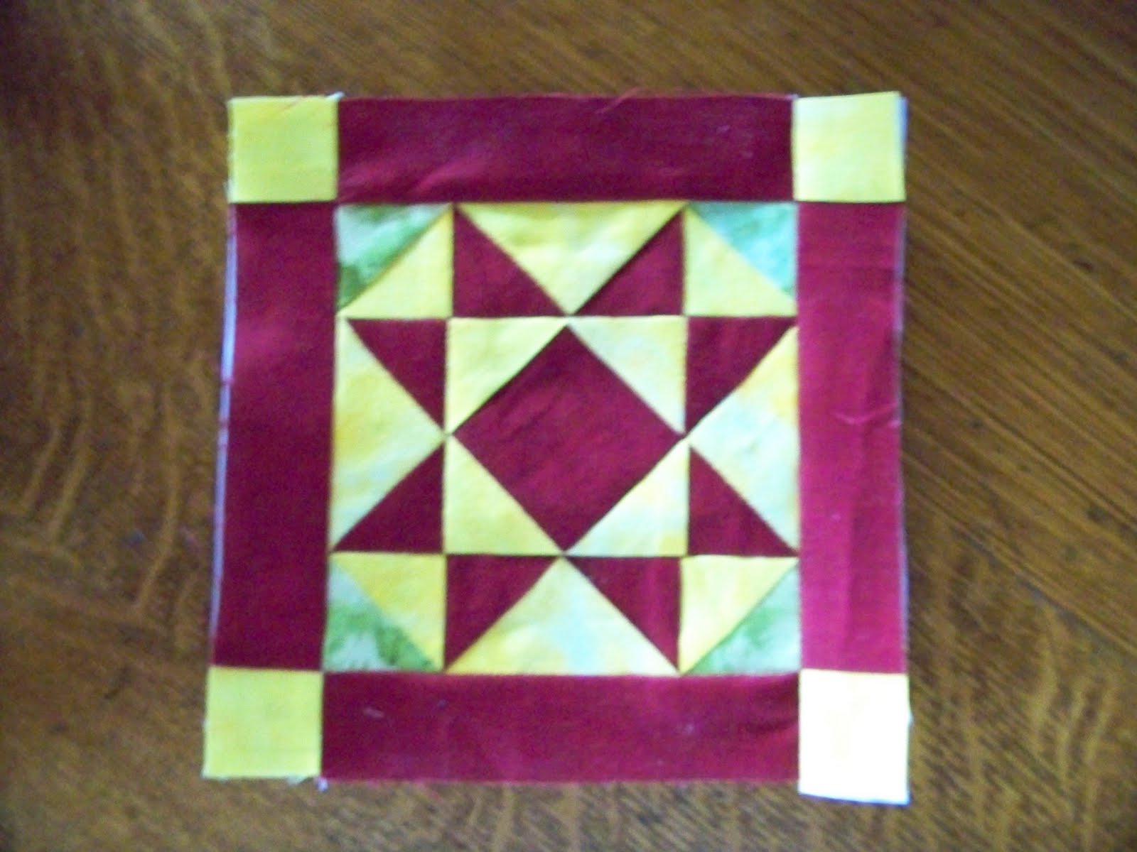 Judy's Quilts & Ramblin's: Wisc. Barn Qult Blocks # 28 and # 29