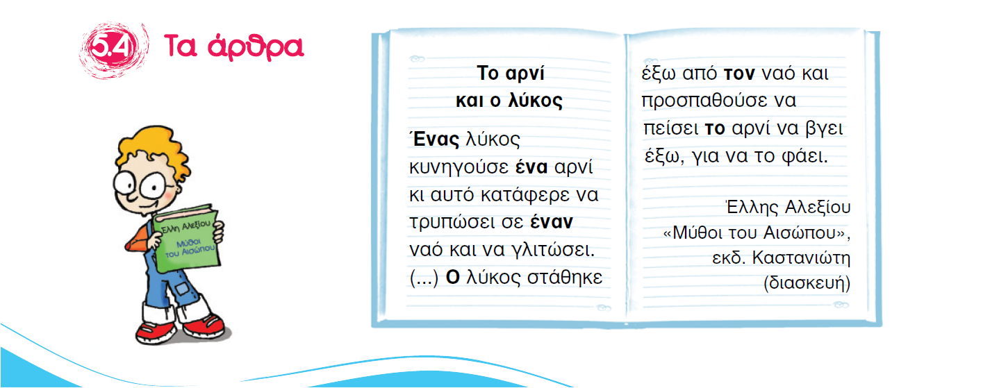 Πέμπτη ...και καλύτεροι !!!: Οριστικό και αόριστο άρθρο...