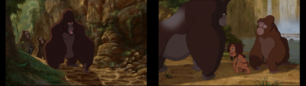 Colorful Animation Expressions: Tarzan - Kerchak: a shadowy figure (3/4)
