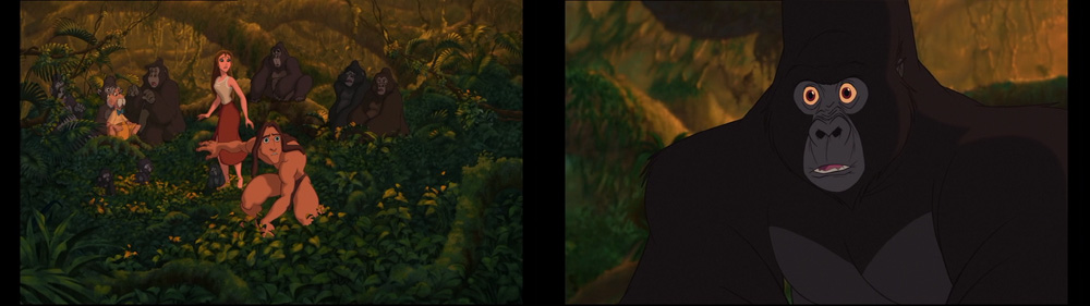 Colorful Animation Expressions: Tarzan - Kerchak: a shadowy figure (3/4)