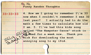 Nerissa Alford: Creative Musings: Funny Random Thoughts