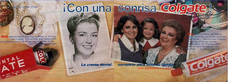 Anuncios de México: Pasta dental Colgate (Diciembre 1988)