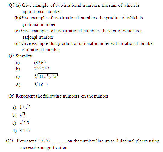 Planet Infinity My K H M S Math Class Assignment 4 Number System Planet Infinity My K H M S Math Class Assignment 4 Number System