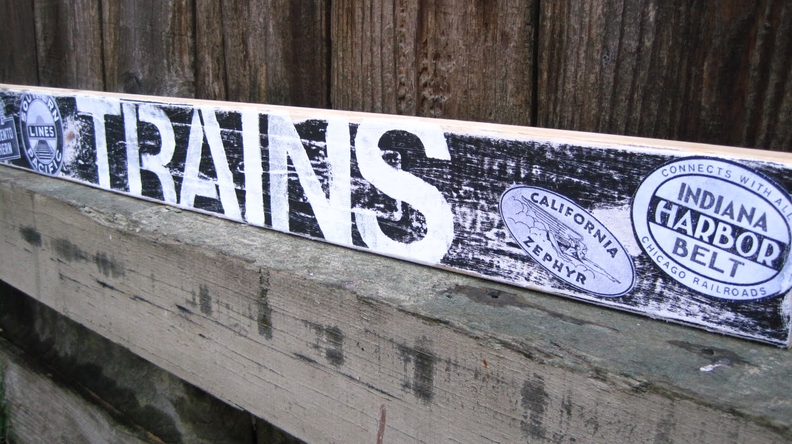 Storing Up My Treasures: "Vintage" Train Signage