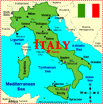 obryadii00: maps of italy in english