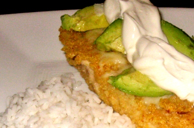 Cookin' for my Captain: BREADED CHICKEN AND AVOCADO