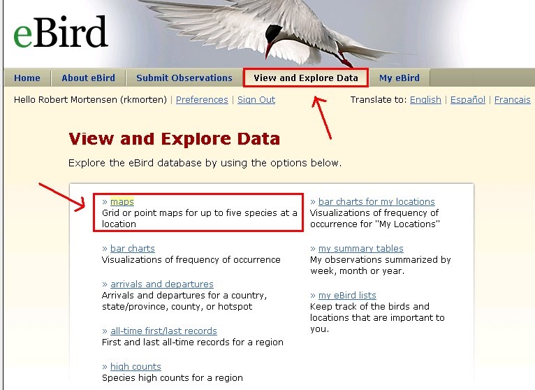 Birding Is Fun!: Using eBird Species Maps