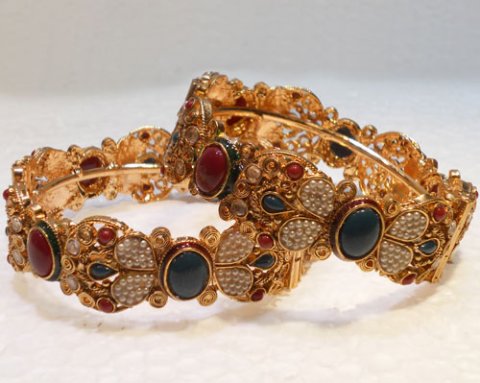 Fashion India: polki bangles